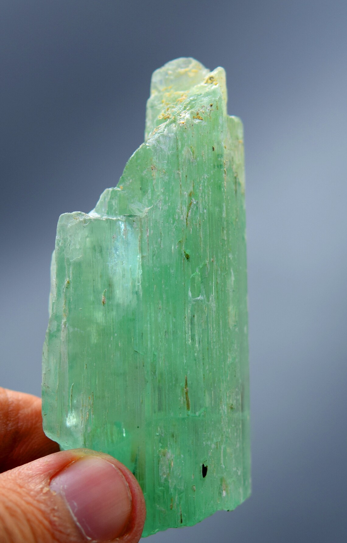 Natural Kunzite Crystal Natural Green Kunzite Crystal From - Etsy Australia