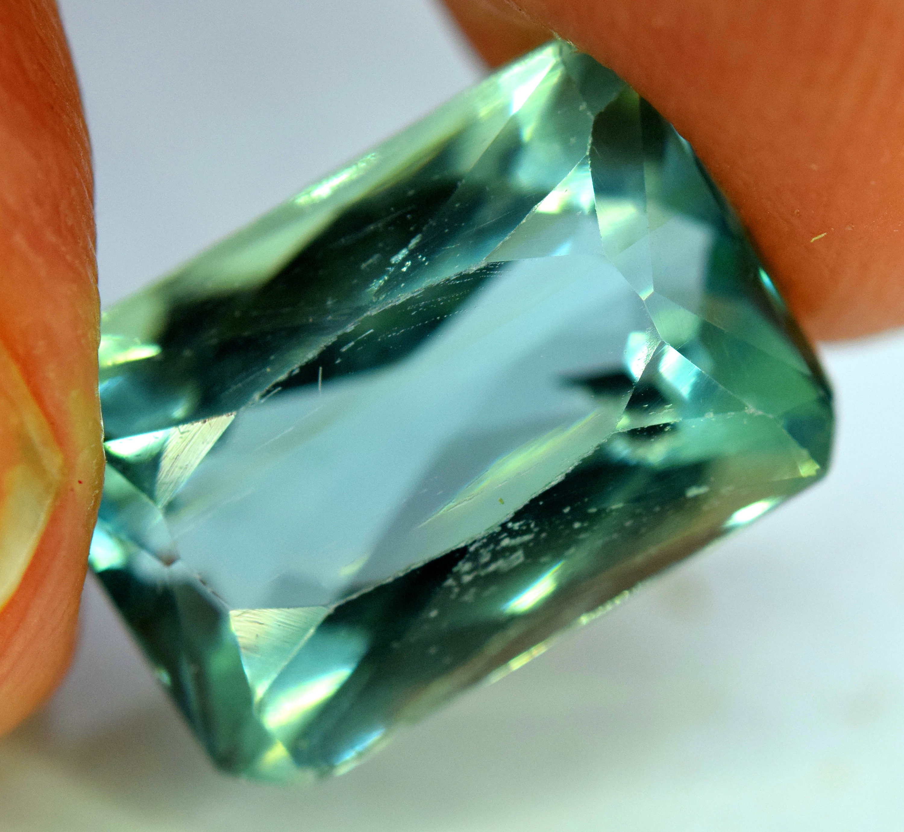 Tourmaline Natural Gemstone Sea-foam Color Cut Gemstone 6.95 - Etsy