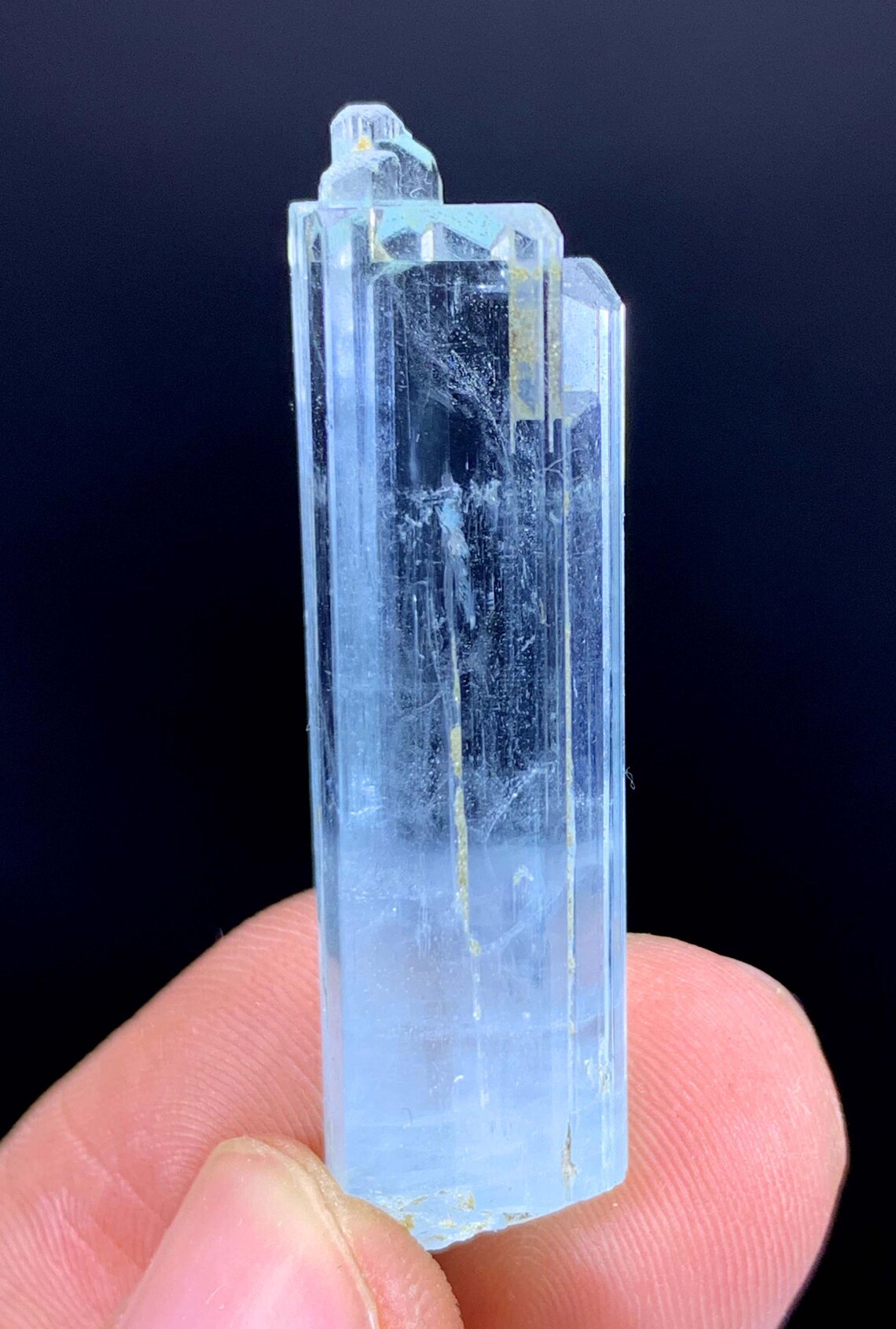 Transparent Sky Blue Color Aquamarine Crystal From Shigar Valley Skardu ...