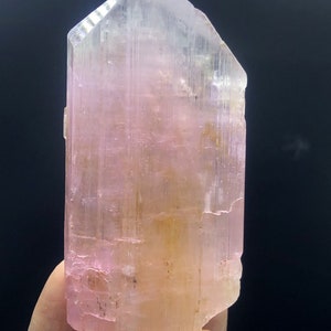 Natural V Shape Terminated Pink Kunzite Crystal, Kunzite Stone, Kunzite ...