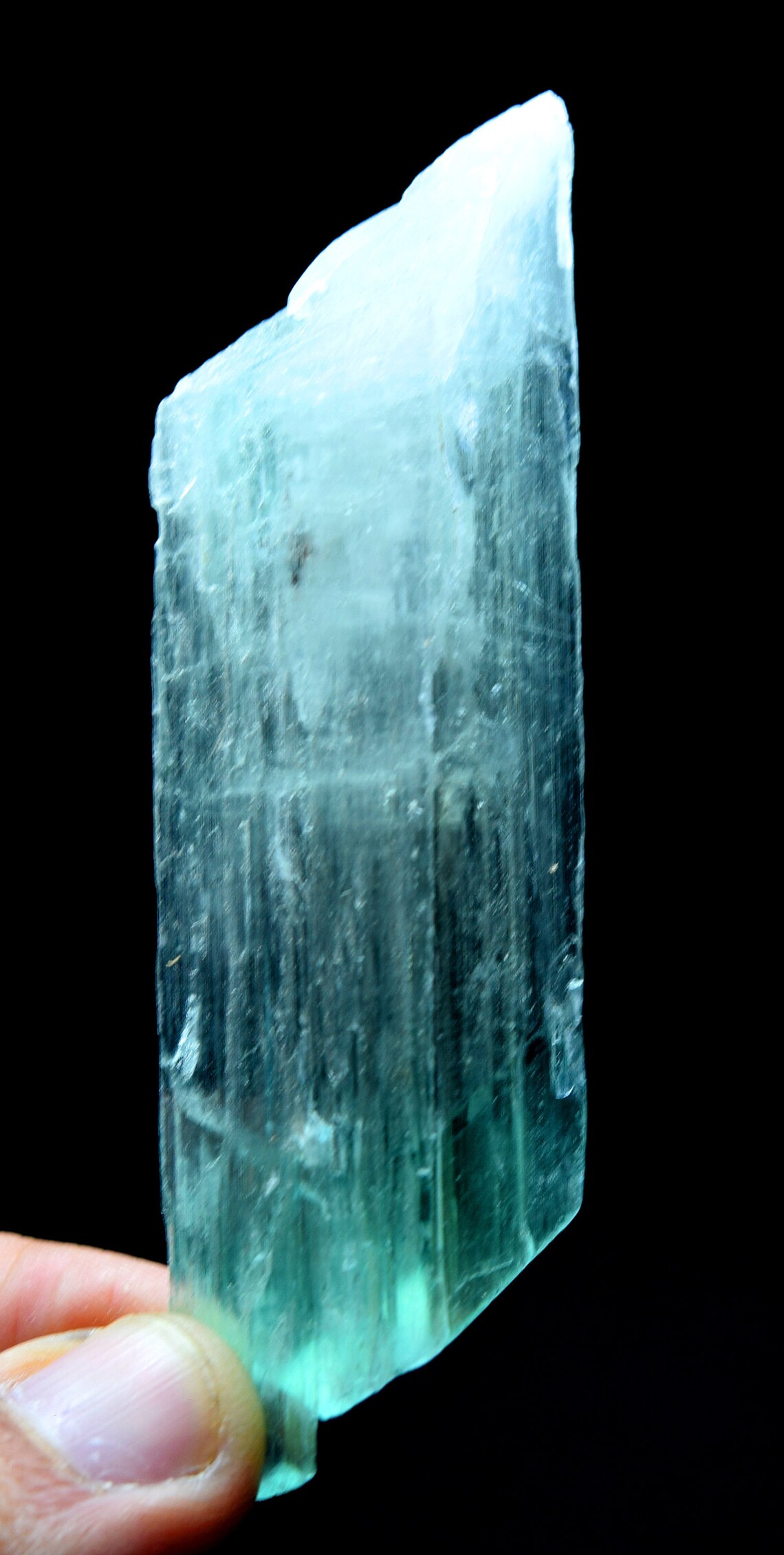 Natural Kunzite Crystal Natural Green Kunzite Crystal From - Etsy