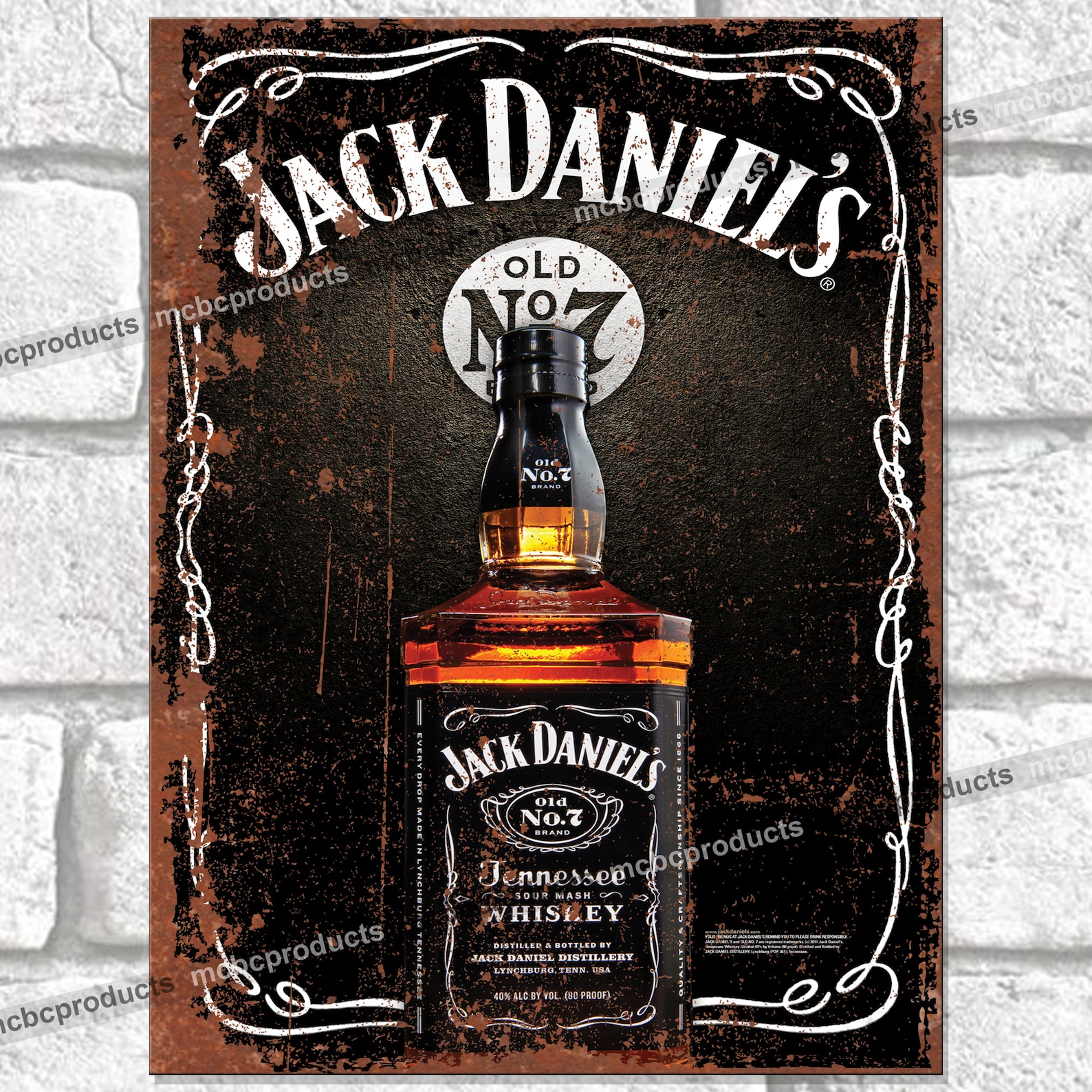 Metal Signs JACK DANIELS. Whiskey Whisky Retro Plaque | Etsy