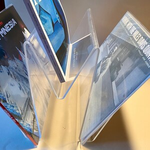 Transparent Plexiglass Magazine Rack From the 70s - Etsy