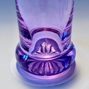 Vintage 70s Set of Six Lilac Glass Liqueur Glasses - Etsy