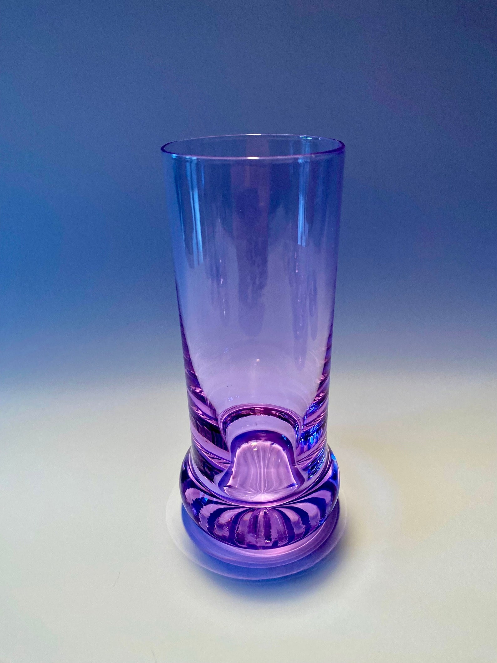 Vintage 70s Set of Six Lilac Glass Liqueur Glasses - Etsy
