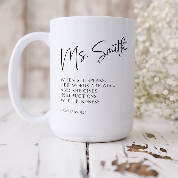 Personalized Mug Proverbs 31 - Etsy