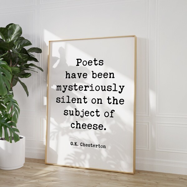 Chesterton Quote - Etsy