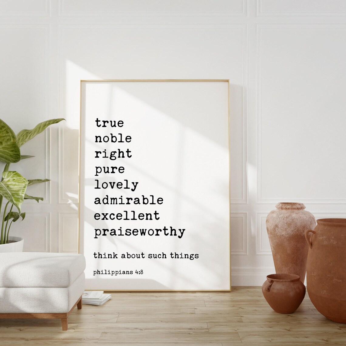 Philippians 4:8, Whatever is True Noble Right Pure Lovely Admirable ...