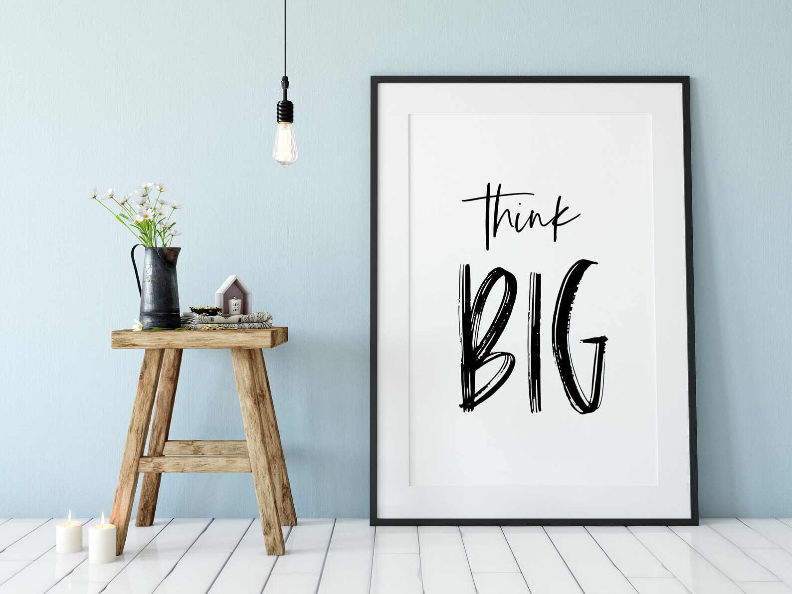 Think Big Printable Wall Art // Downloadable Nursery Wall Art | Etsy
