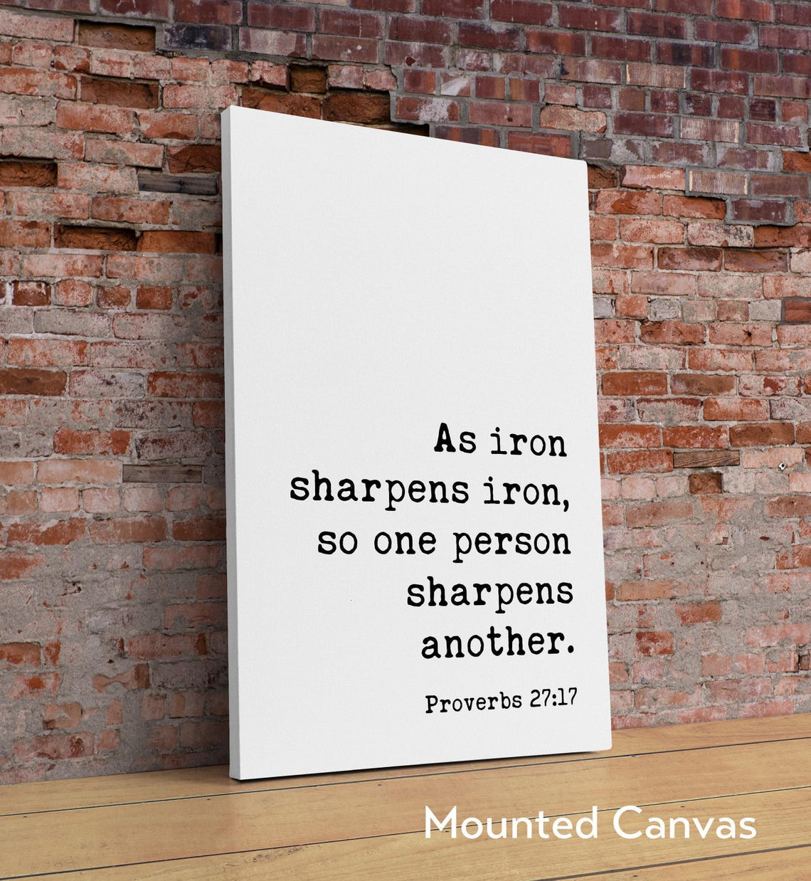 Proverbs 27:17, as Iron Sharpens Iron, so One Person Sharpens Another ...