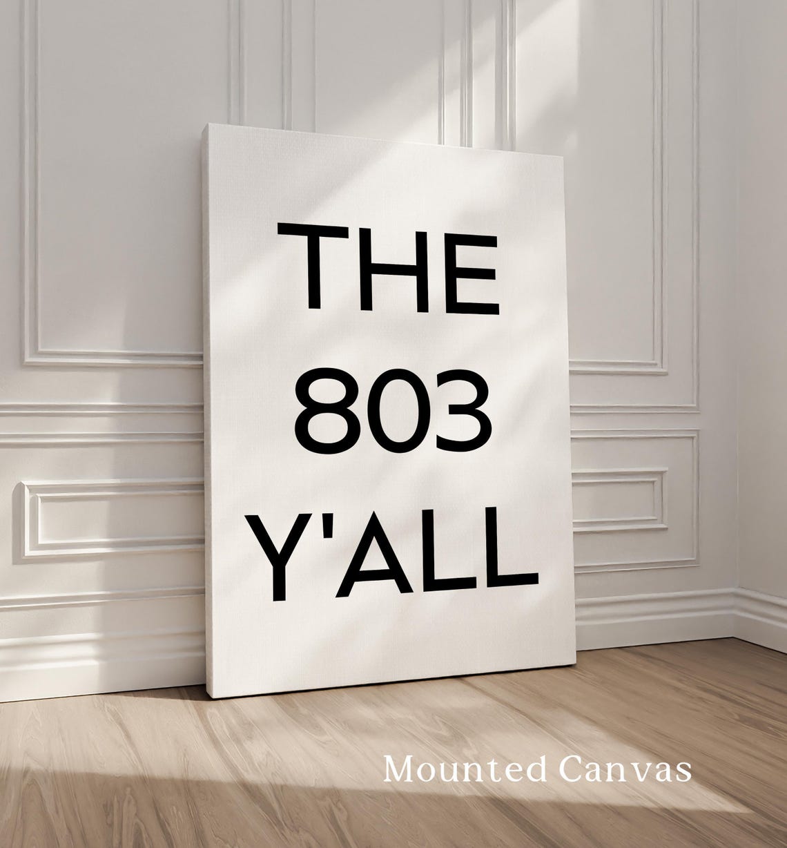 The 803 Y'all Minimalist Art Print • Columbia, South Carolina ...