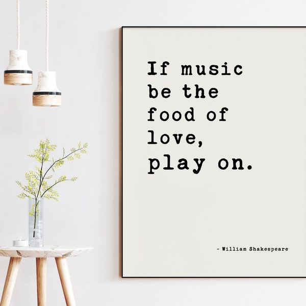 Music Quote Wall Art - Etsy