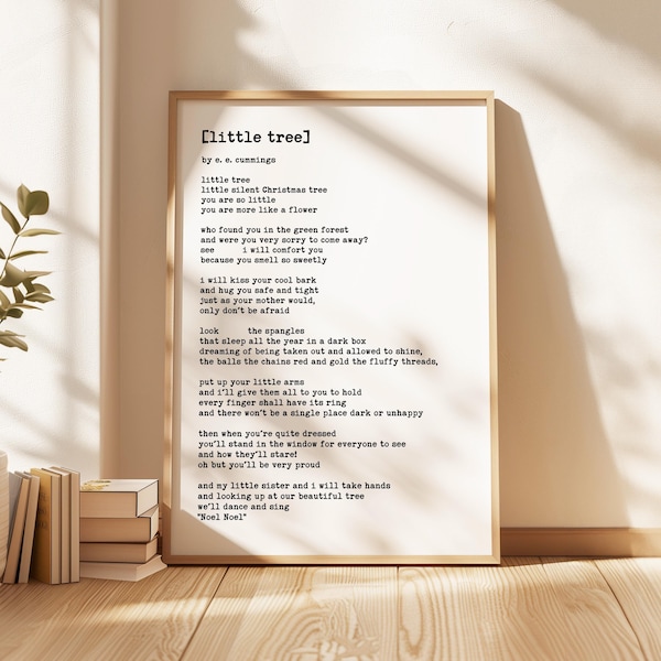 Ee Cummings Poem - Etsy