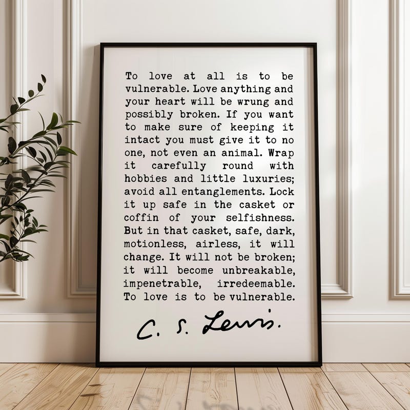 Framed Love Quote - Etsy