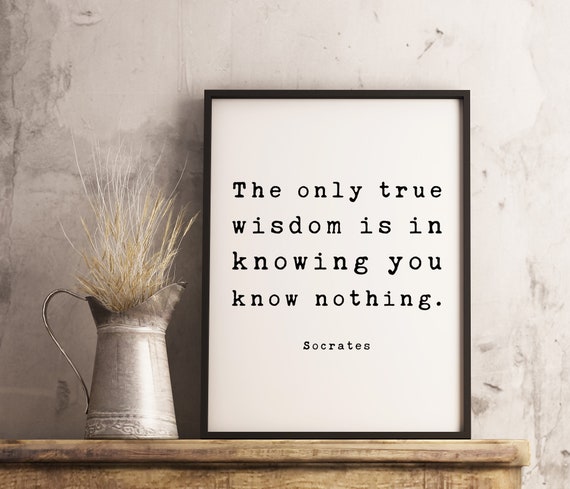 Socrates Quotes On Wisdom