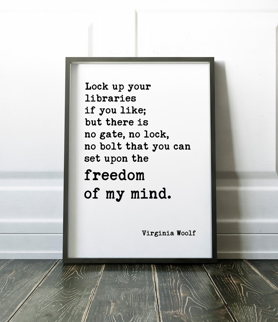 Lock up Your Libraries If You Like but There is No Gate No - Etsy