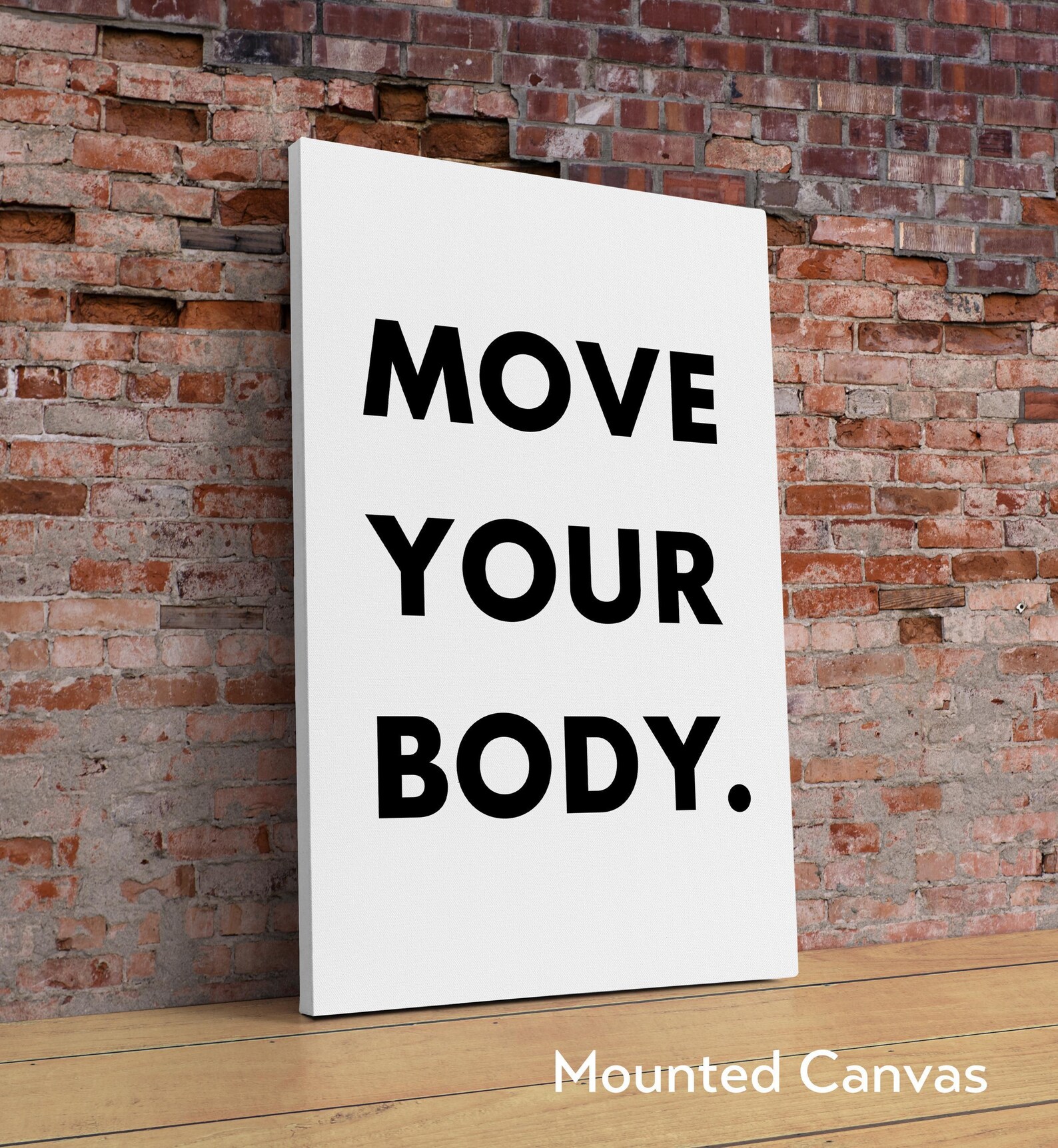 Move Your Body Typography Art Print - Health, Fitness, Nutrition Quotes ...