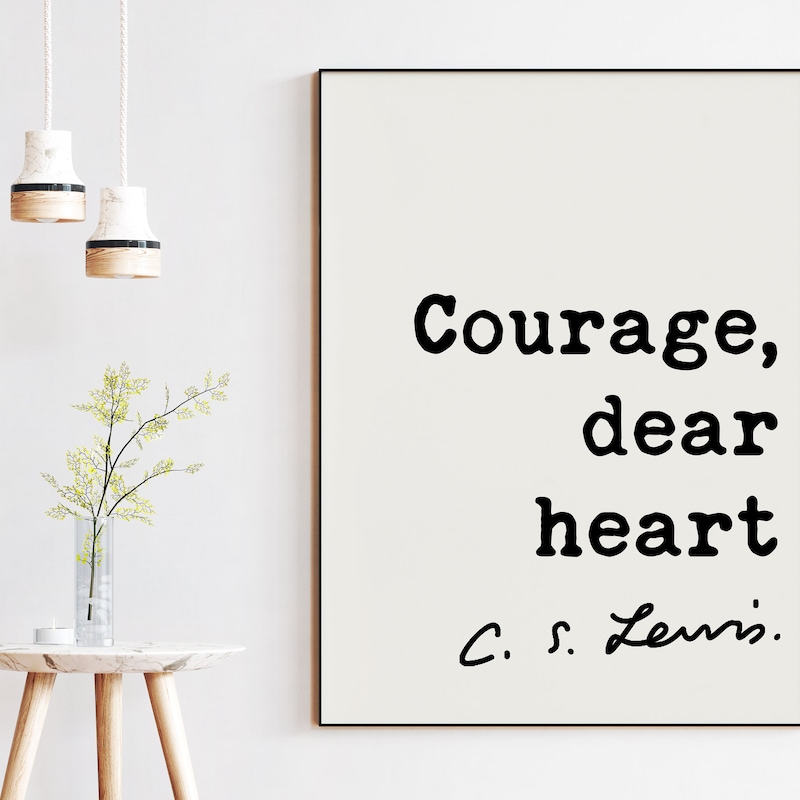 Courage Dear Heart - Etsy