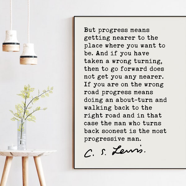 Cs Lewis Quote - Etsy