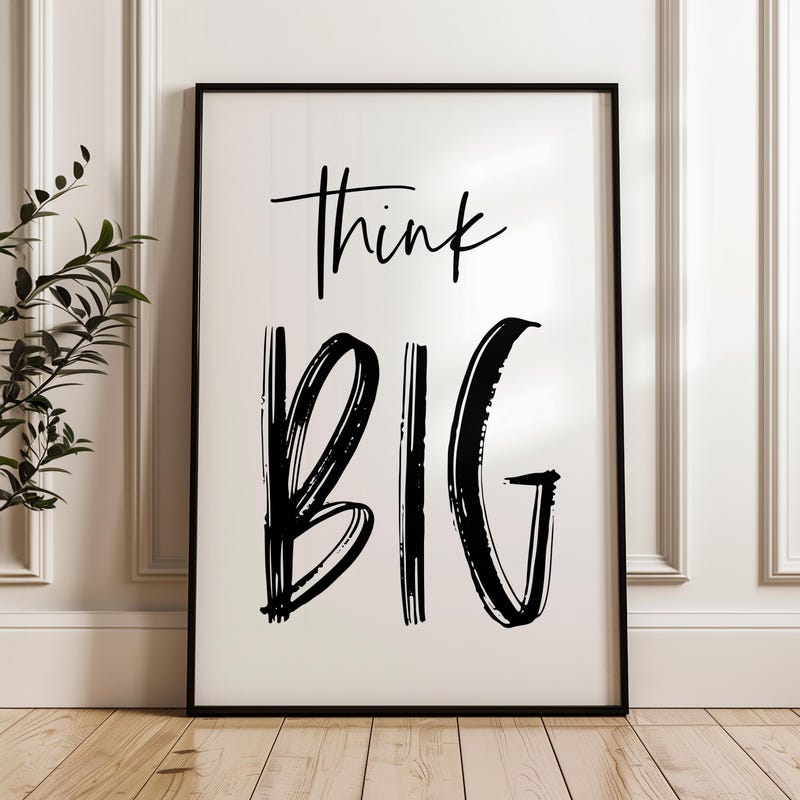 Think Big - Etsy