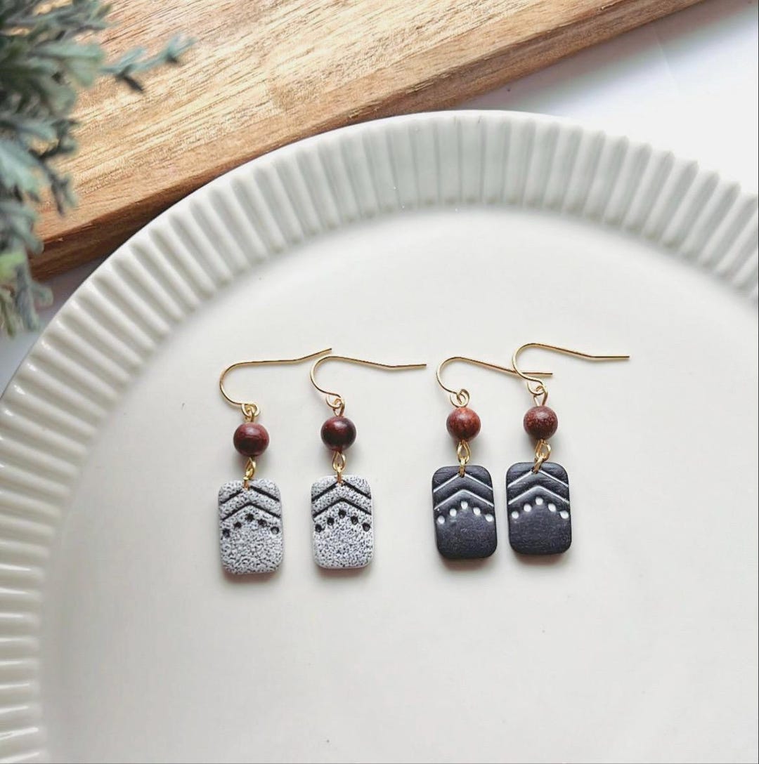 Chevron Beaded Clay Drop - Down Syndrome Awareness Fundraiser - Etsy