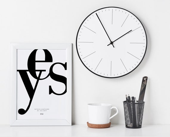 Name Poster Wedding Family Posters Customizable Wedding | Etsy