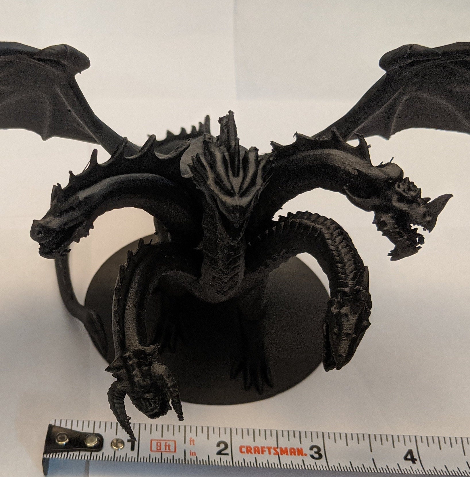 5 Headed Dragon Tiamat Large - Wing Span of 10" - Etsy