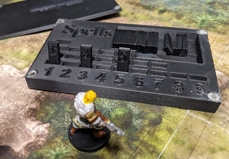 Spell Tracker for DND and Roller Playing Games With Magnets to - Etsy
