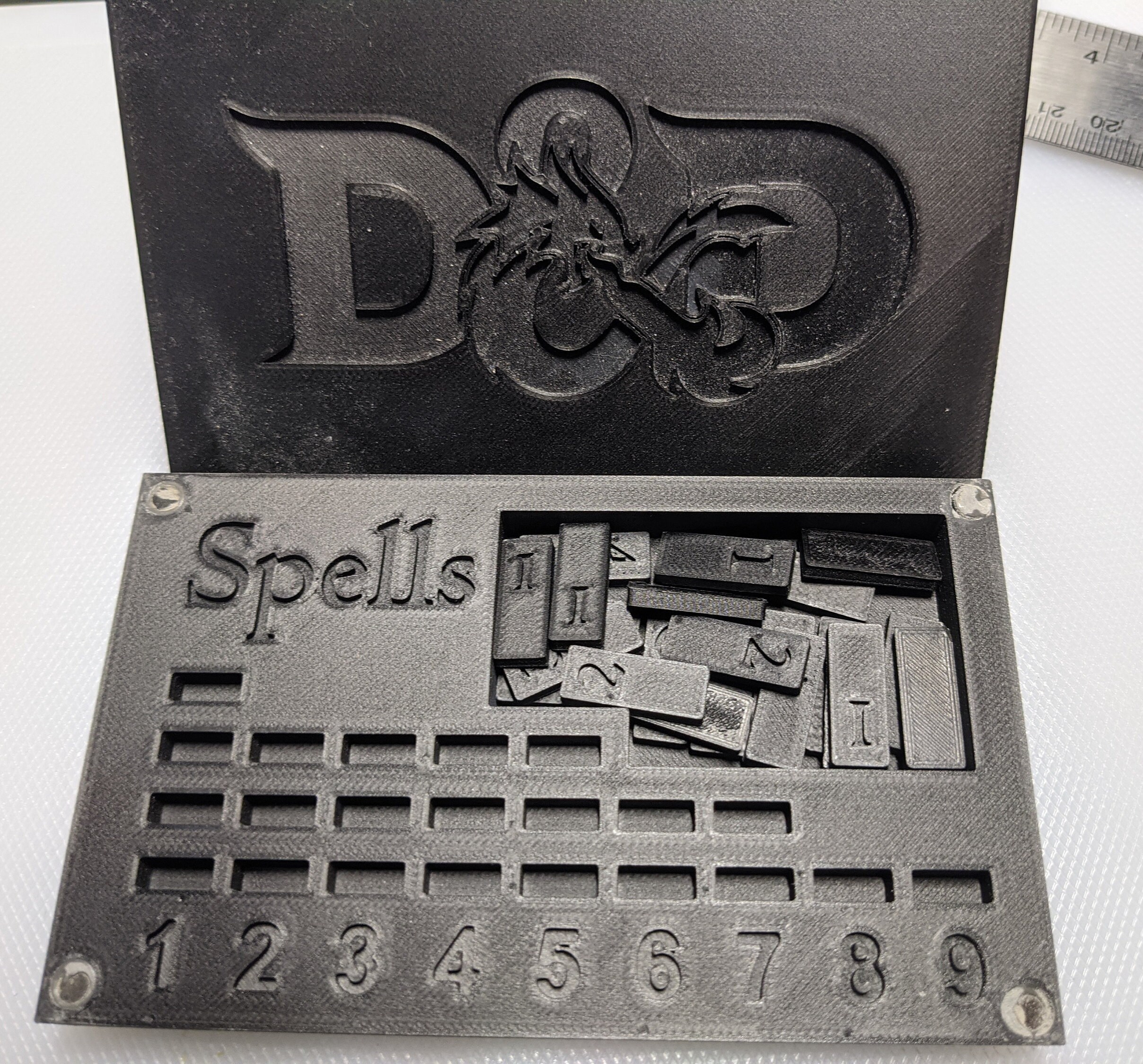 Spell Tracker for DND and Roller Playing Games With Magnets to - Etsy