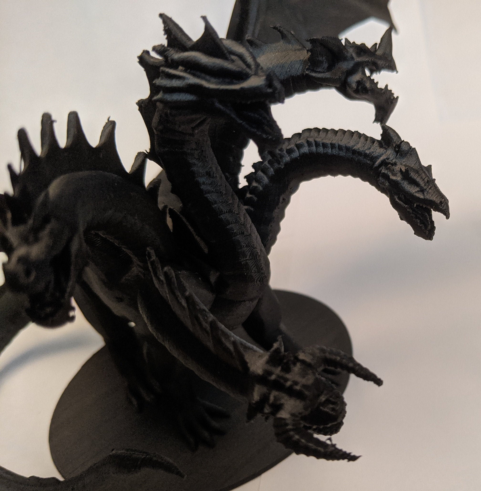 5 Headed Dragon Tiamat Large - Wing Span of 10" - Etsy