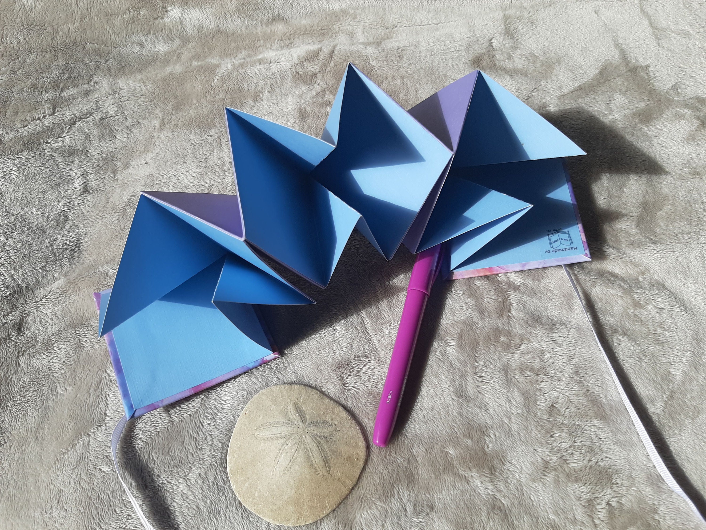 Lotus Fold Book With Ribbon - Etsy