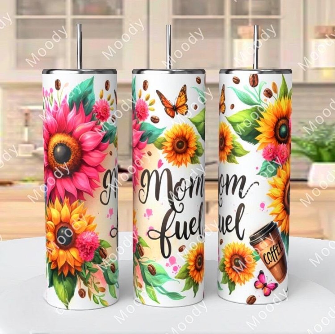 Mom Fuel Print Custom 20oz Skinny Tumbler Made to Order - Etsy