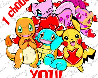 Pikachu Valentine Png - Etsy