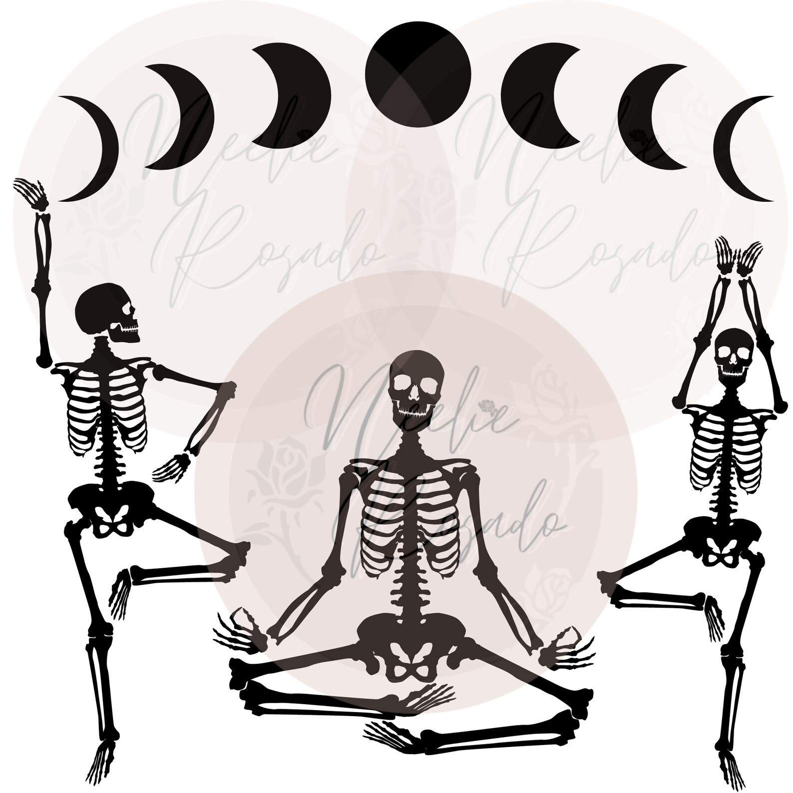 SVG Meditating Mystical Skeleton Shirt , Circuit Design PNG Sublimation ...
