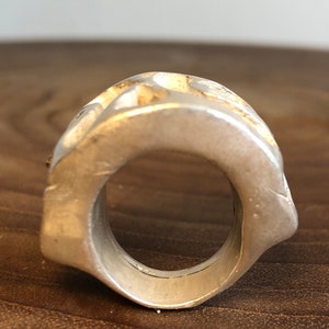 Genuine Silver-pure Silver-real Silver-handmade Silver- Brutalist ...