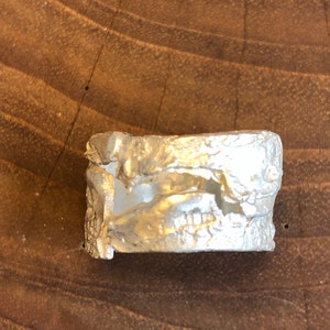 Genuine Silver-pure Silver-real Silver-handmade Silver- Brutalist ...