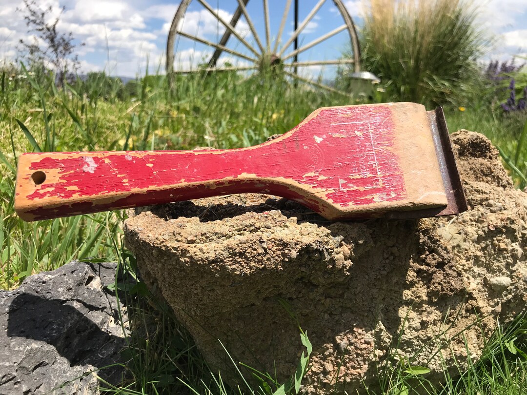 Vintage Red Devil Scraper Blade Handle - Etsy