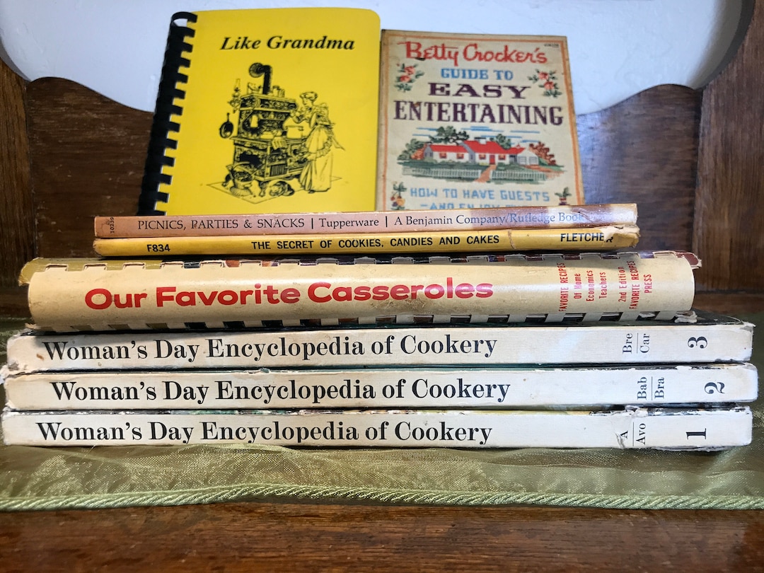 Vintage Cookbooks - Lot of 8 - Back to Basics and a Simpler Time of ...