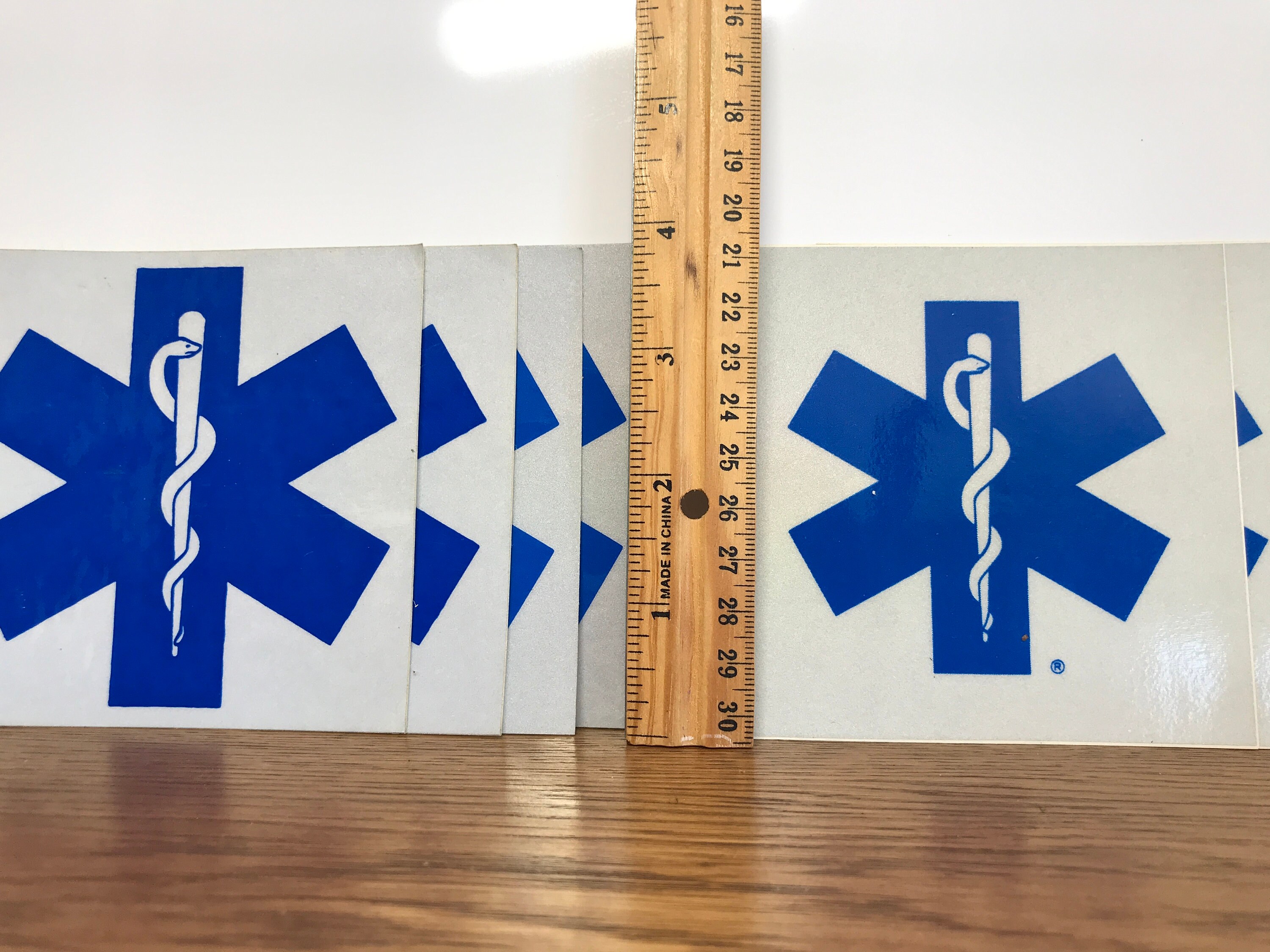 Vintage EMT Stickers: Star of Life Snake Staff Design (4" X 4") - Etsy