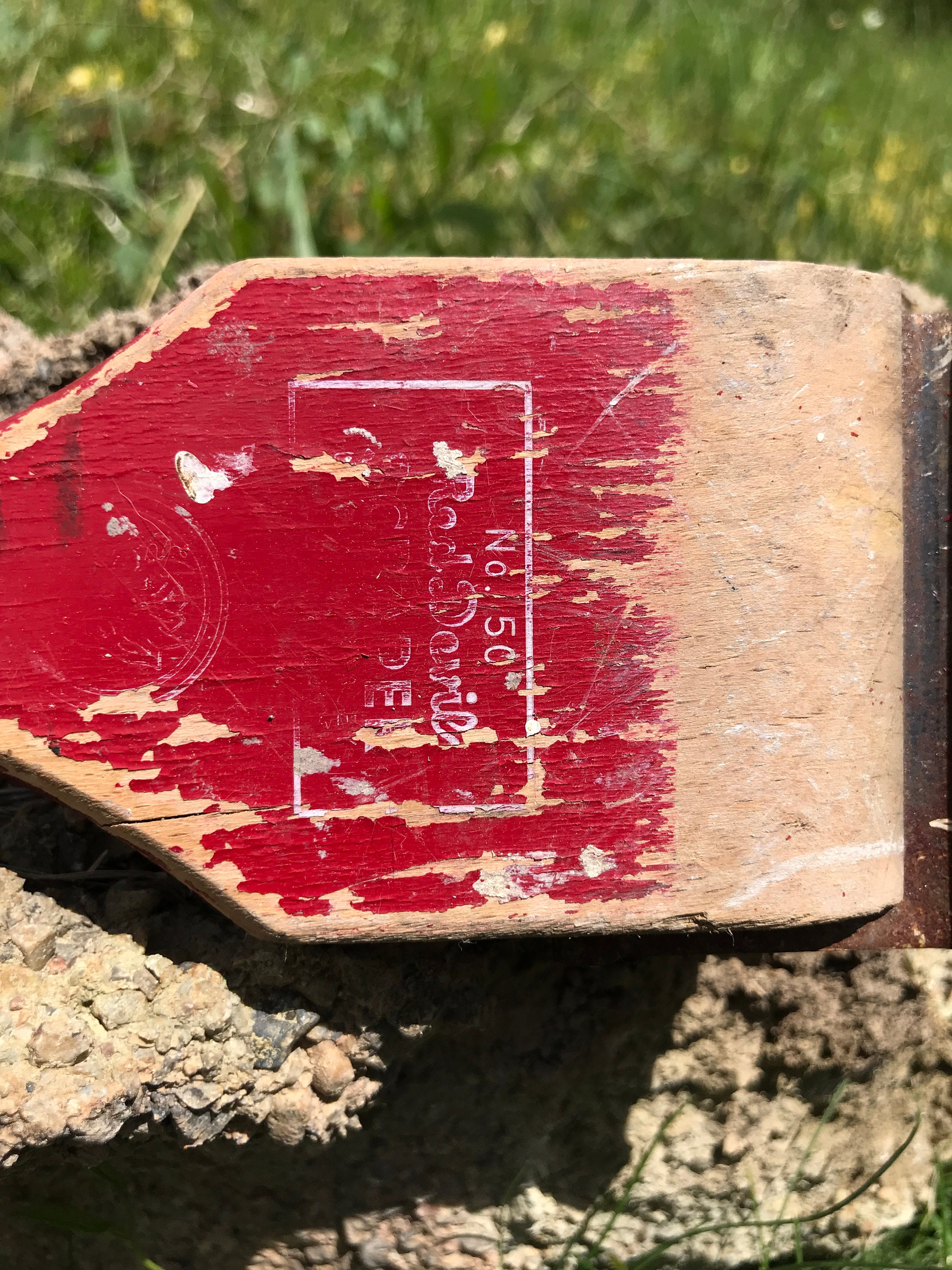 Vintage Red Devil Scraper Blade Handle - Etsy