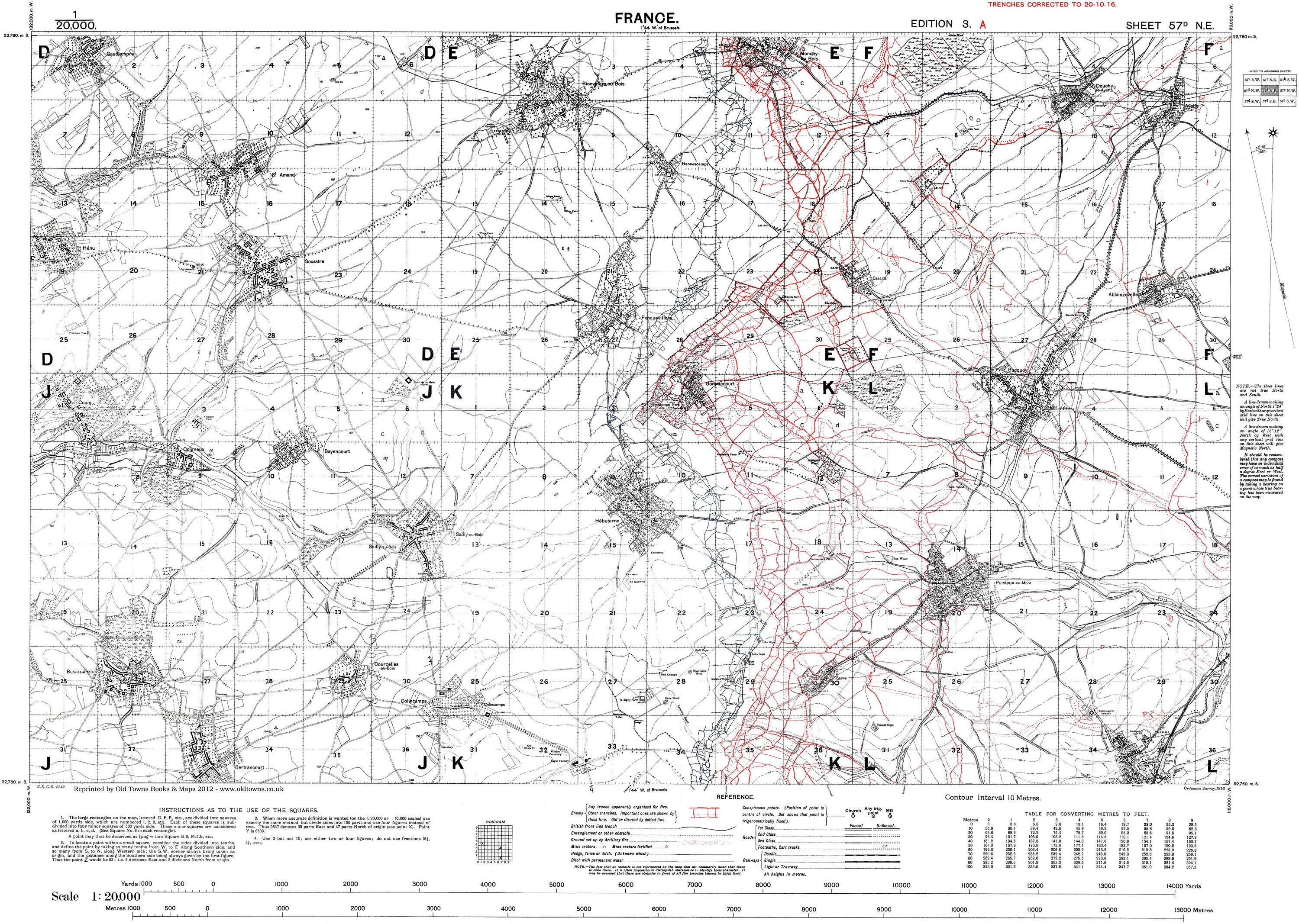 Trenches In Ww1 Map