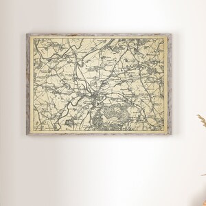 Old Map of the Environs of Ross on Wye Herefordshire 1898 - Etsy UK