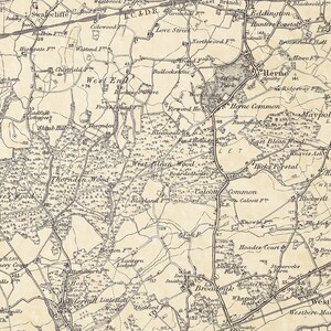 Old Map of the Environs of Whitstable Kent 1898 - Etsy UK