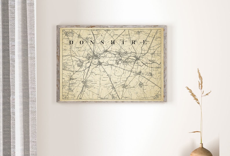 Old Map of the Environs of Huntingdon Cambridgeshire 1898 - Etsy UK