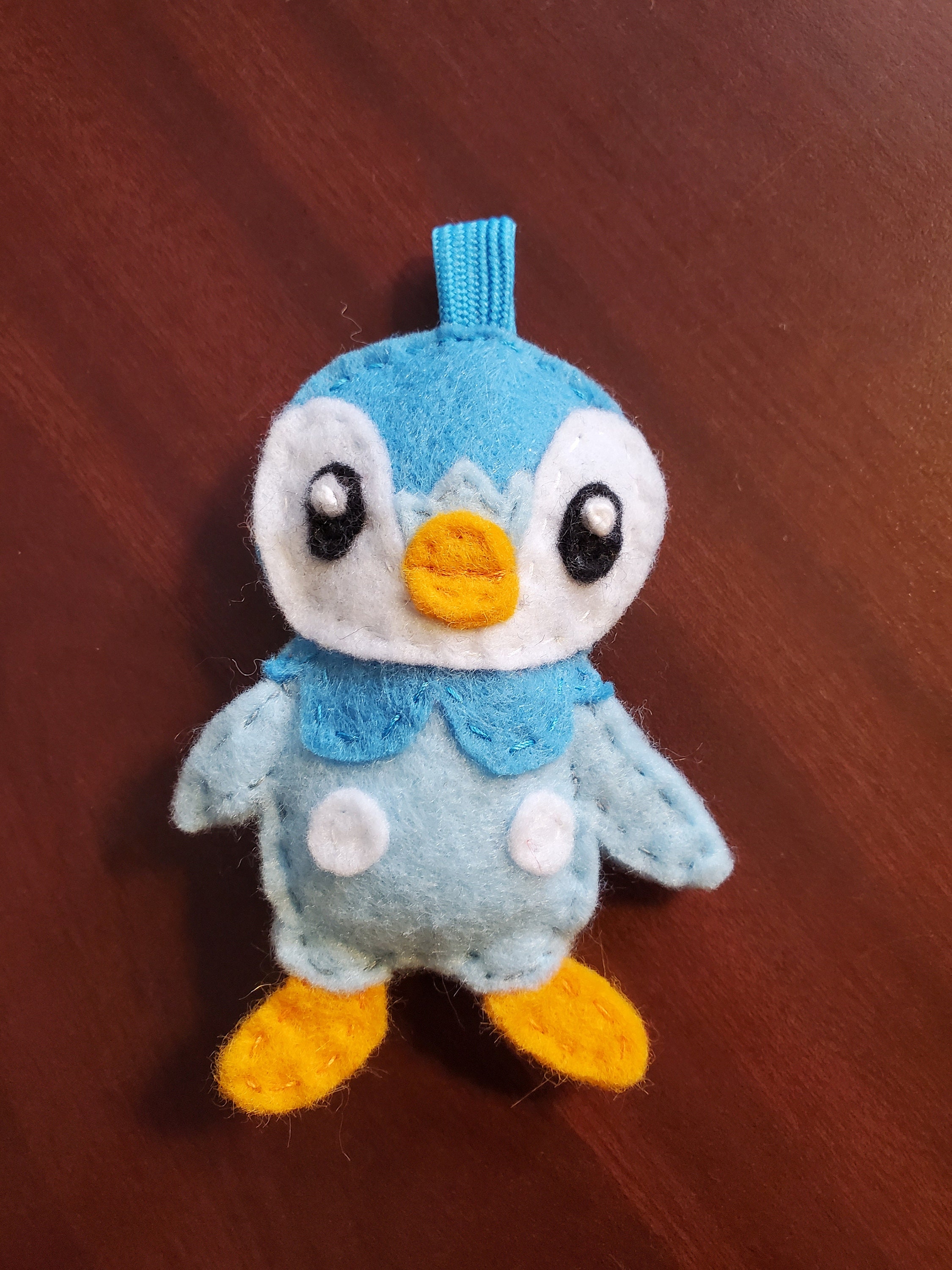 Piplup Pokemon Felt Plush Keychain, Made to Order - Etsy