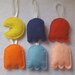Felt Pac-man & Ghosts Set of 6 Mini Felt Stuffies Pacman and - Etsy Canada