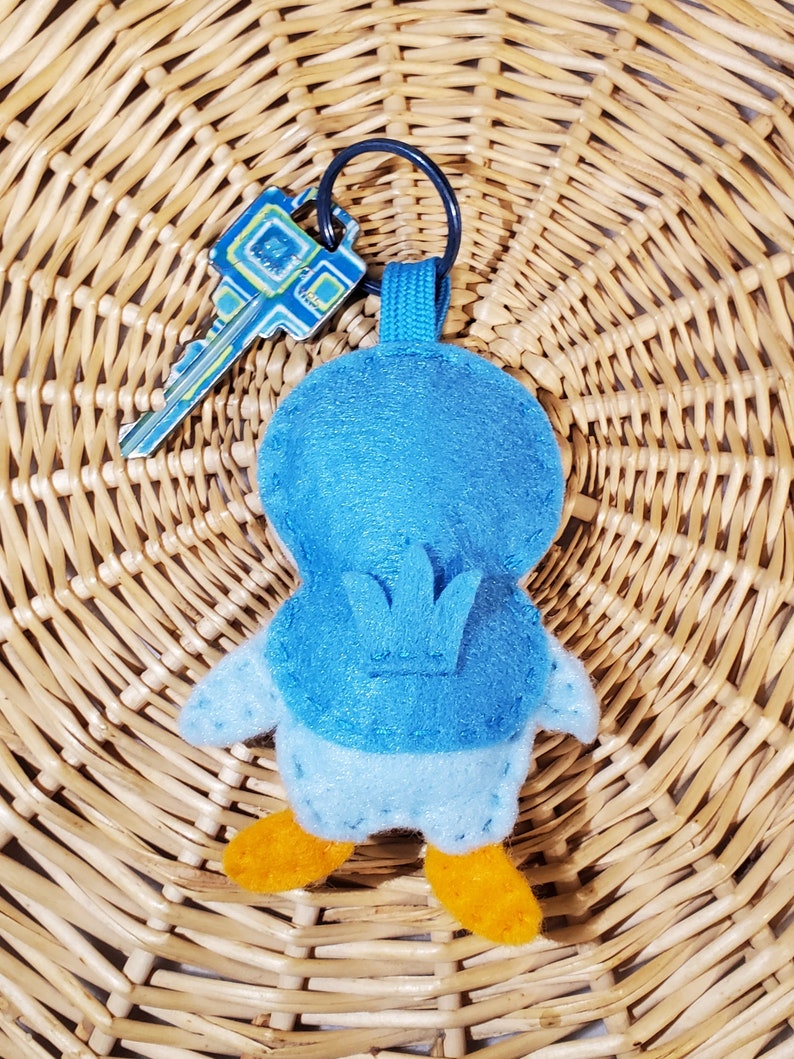 Piplup Pokemon Felt Plush Keychain, Made to Order - Etsy