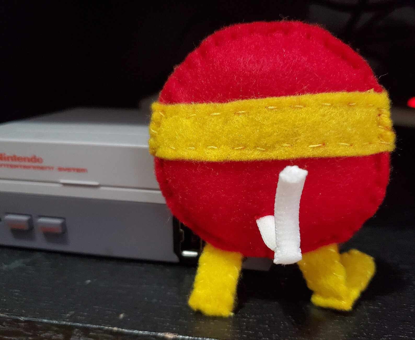 Pooka From Dig Dug Felt Plush Handmade Stuffy - Etsy