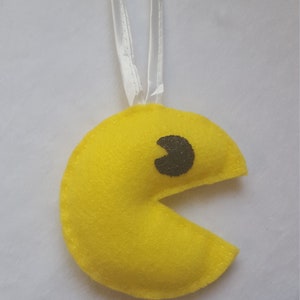Felt Pac-man & Ghosts Set of 6 Mini Felt Stuffies Pacman and - Etsy Canada