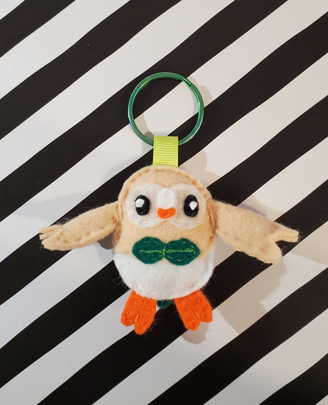 Rowlet Pokemon Felt Plush Pokemon, Handmade Stuffy - Etsy
